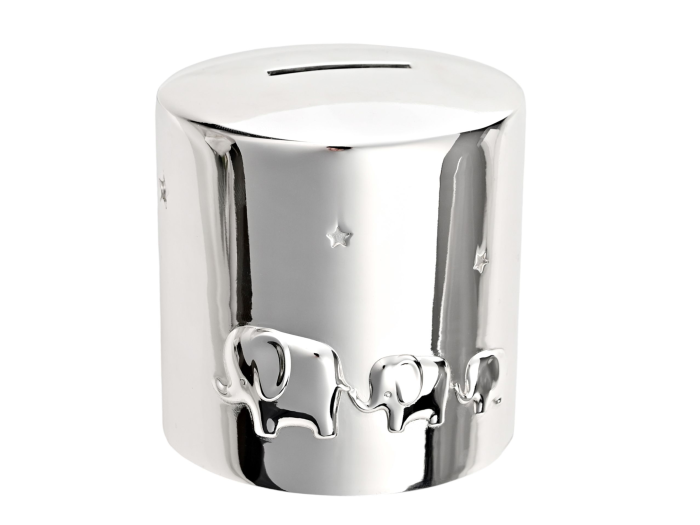 Bambino Elephant detail Money box - East Riding Engraving