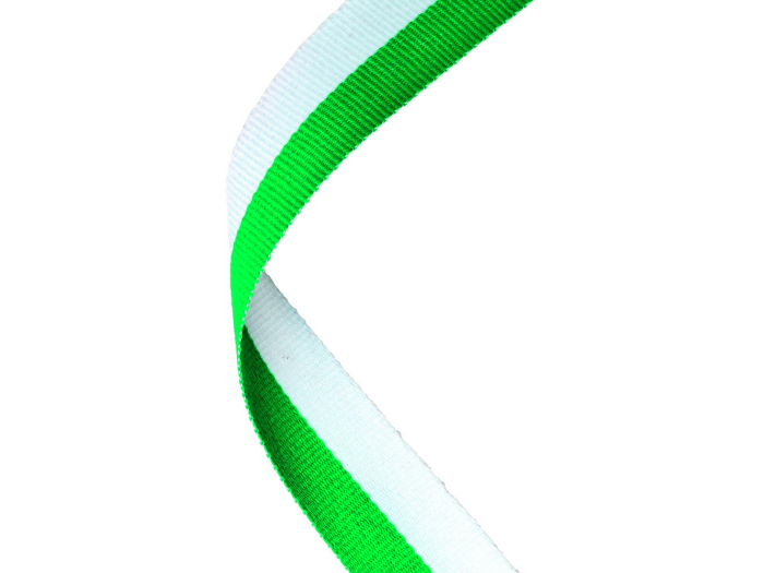 Green & White Ribbon - East Riding Engraving