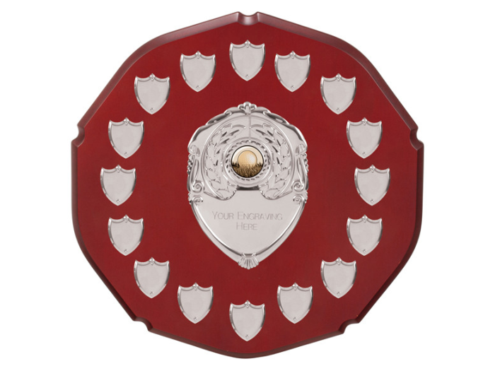 English Rose Shield 3 sizes - East Riding Engraving